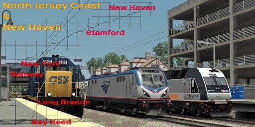 North Jersey Coast & New Haven - Routes mergées par Danny - Add-ons et ...