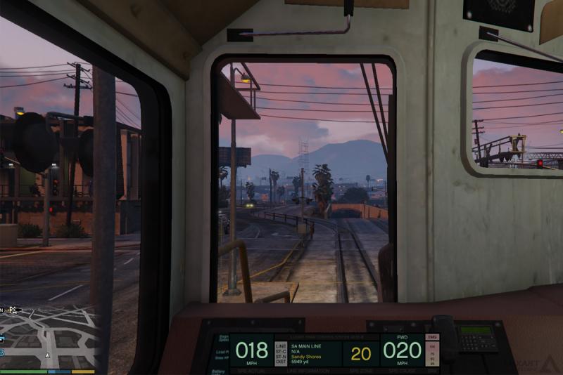 Conduire un train et un tram/métro dans GTA V - Les autres simulateurs ...