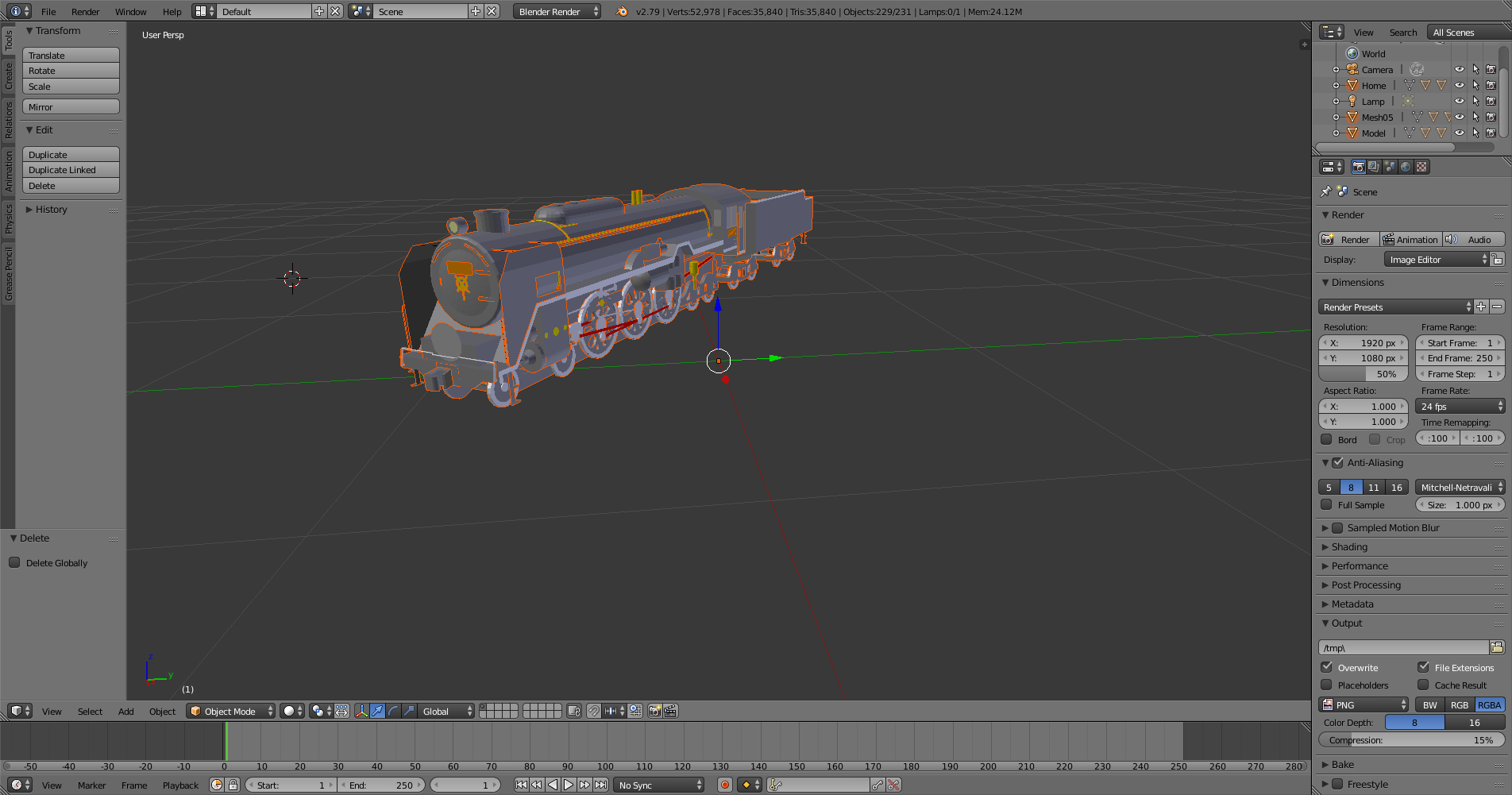 La C62 Japonaise - Création de matériel roulant - RailSim-fr.com