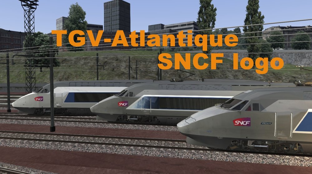 TGV Atlantique-SNCF logos - Locomotives diesels et électriques ...
