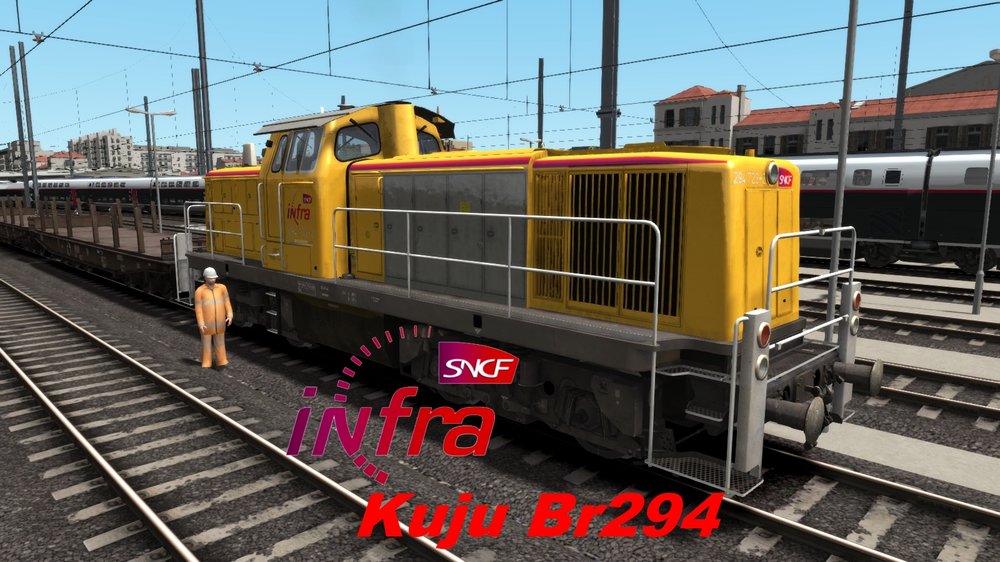 SNCF INFRA -BR294 - Locomotives diesels et électriques - RailSim-fr.com
