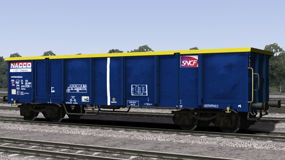 Wagons Nacco Sncf - Création de matériel roulant - RailSim-fr.com